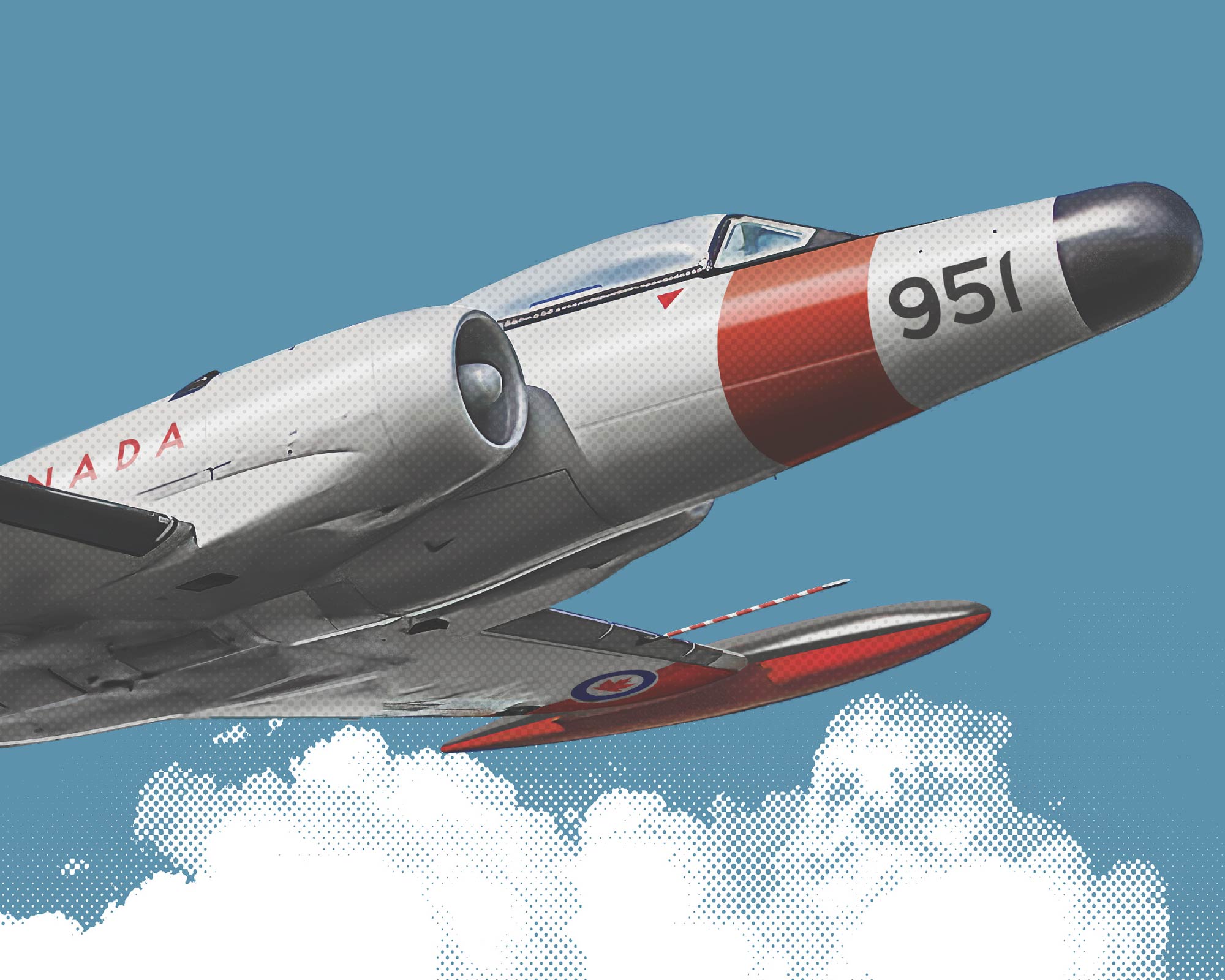 Avro CF-100 Canuck (circa 1951) Limited Edition Art Print by ManMade ...