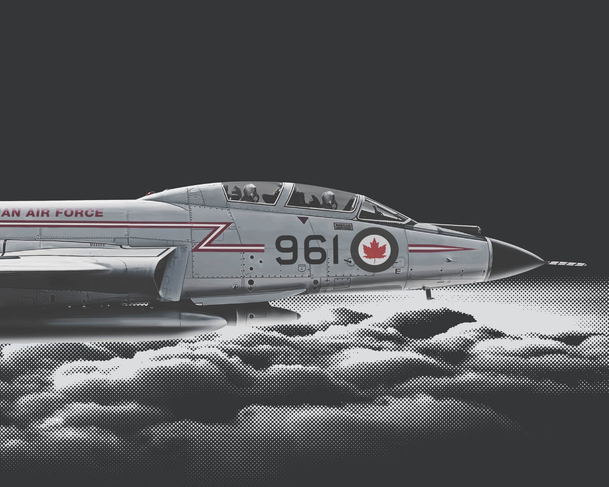 CF-101B Voodoo (circa 1961) Limited Edition Art Print by ManMade Art ...