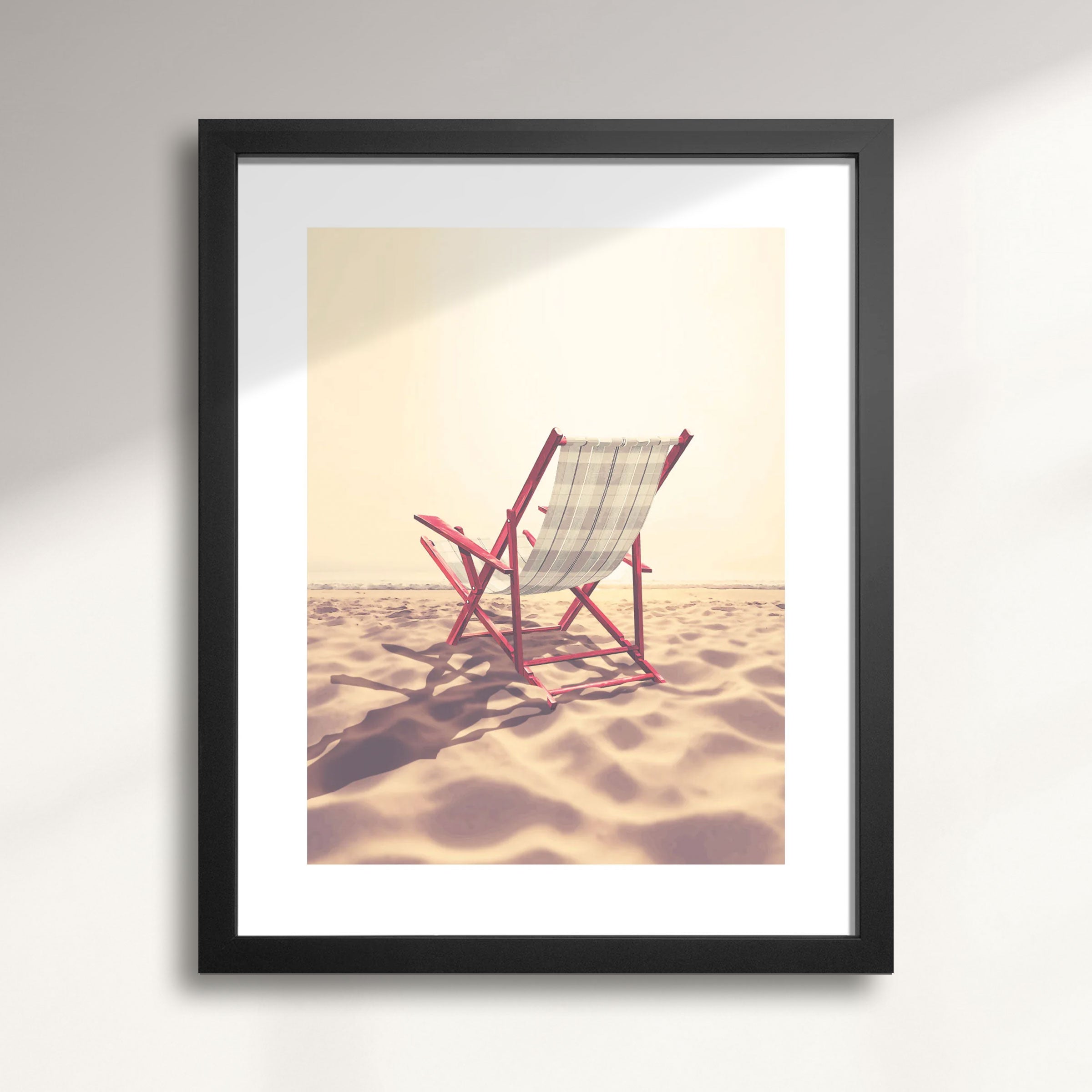 Afternoon Escape—Antique Beach Chair Wall Art by ManMade Art – ManMade ...