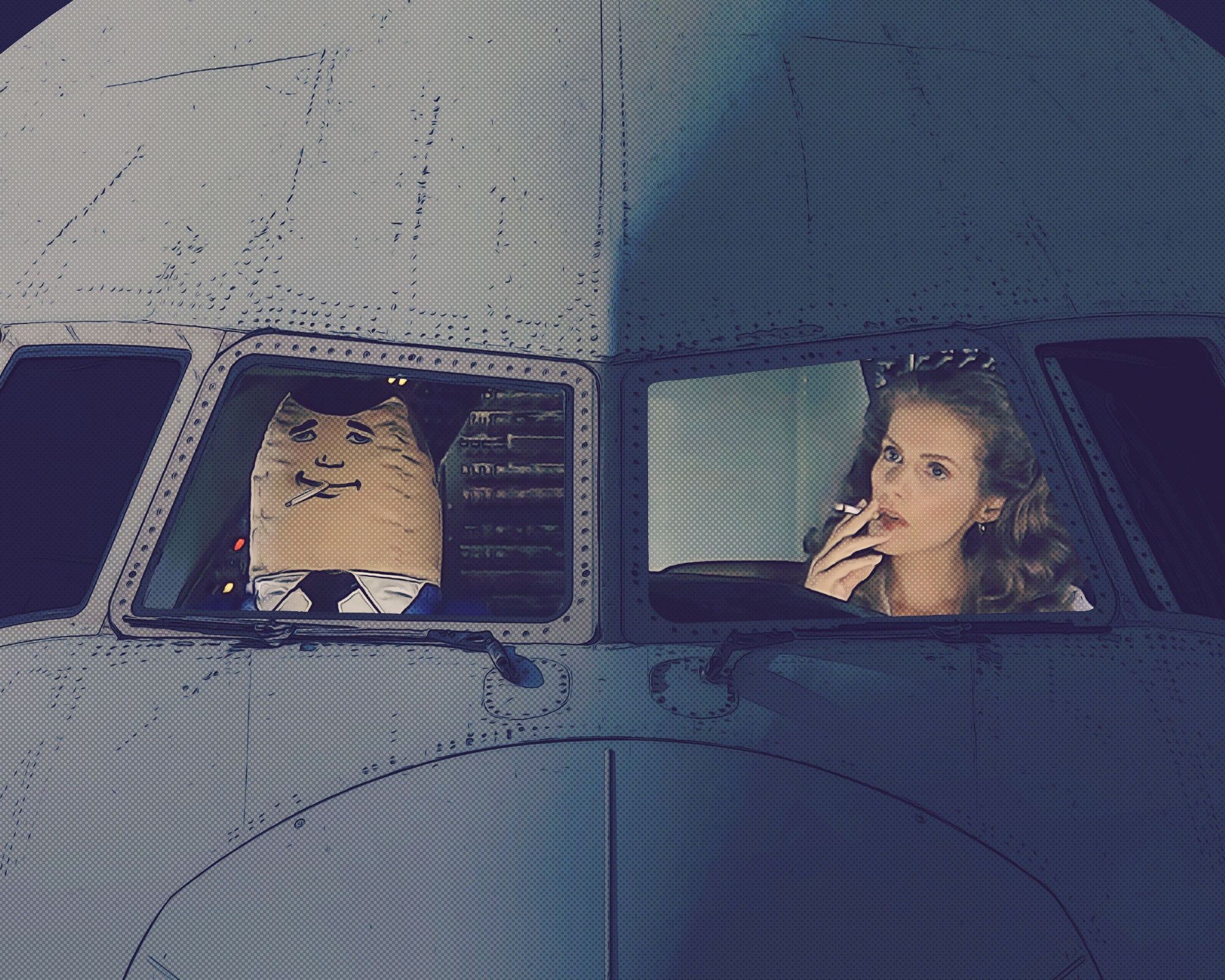 Airplane—Otto Pilot Movie Wall Art by ManMade Art – ManMade Art Inc.