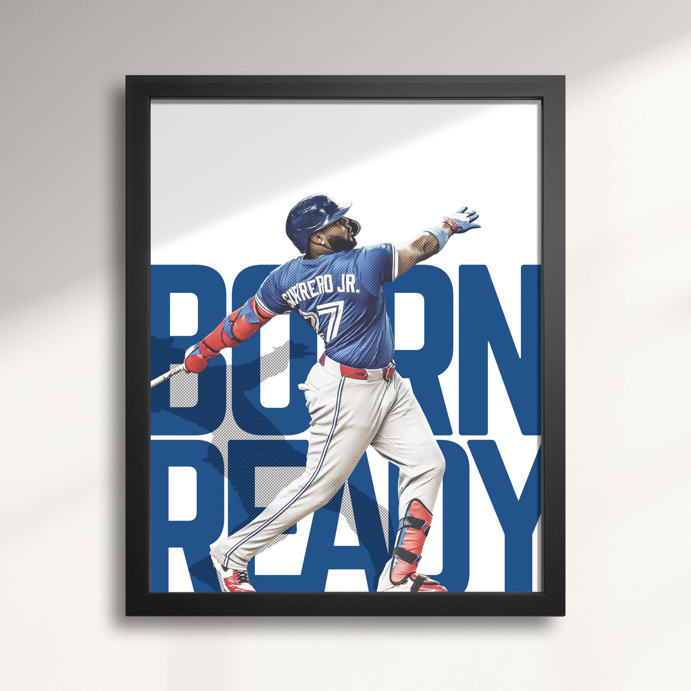 Vladdy Guerrero JR—Born Ready Wall Art Print by ManMade Art – ManMade ...