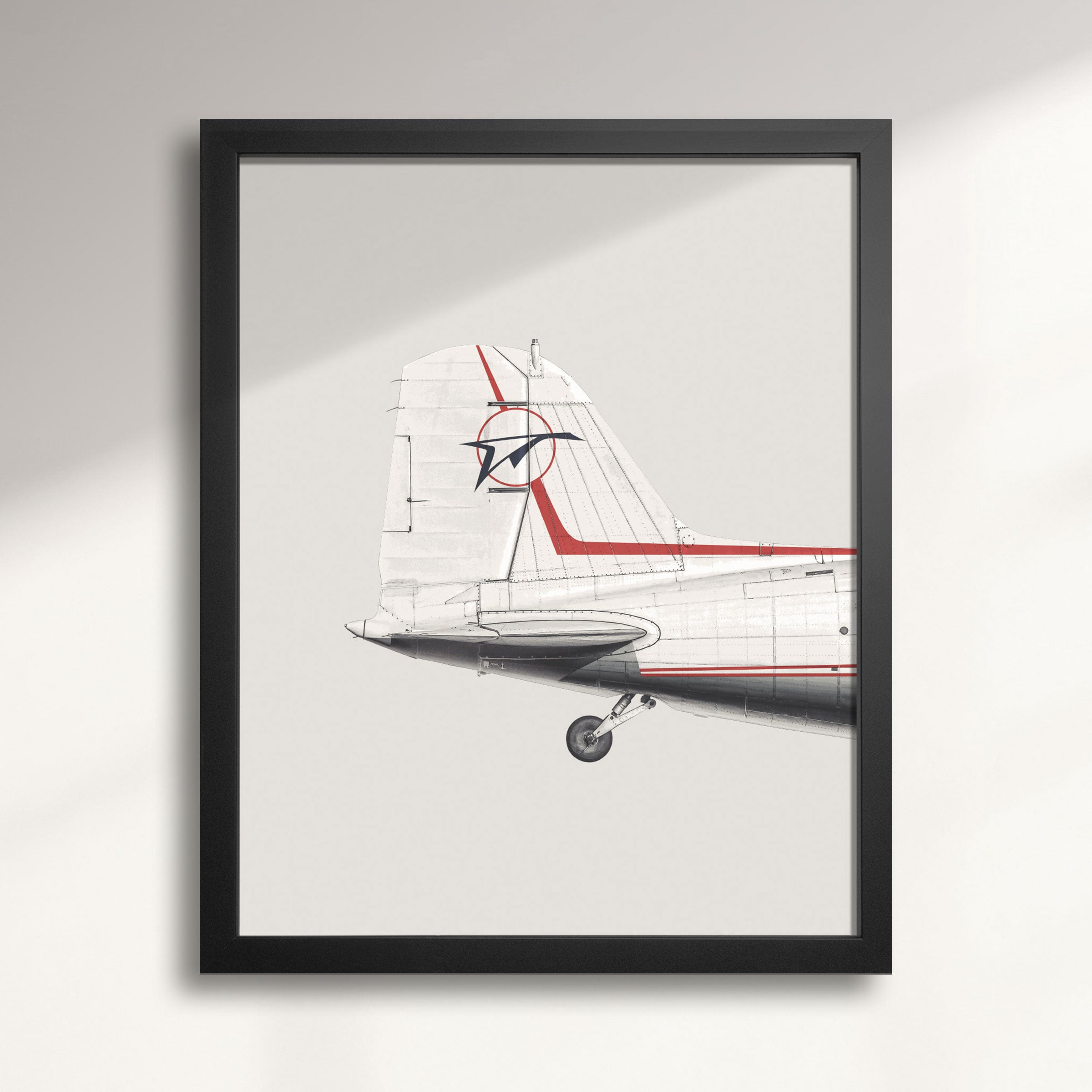 Art Print: Canadian Pacific DC-3 Tail Livery by ManMade Art – ManMade ...