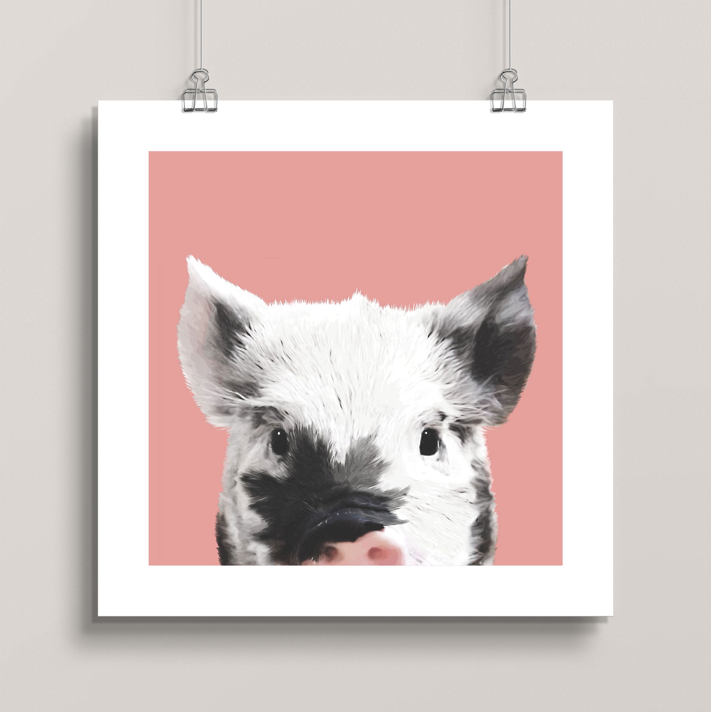 'Maple Bacon' Piglet Wall Art Print by ManMade Art – ManMade Art Inc.