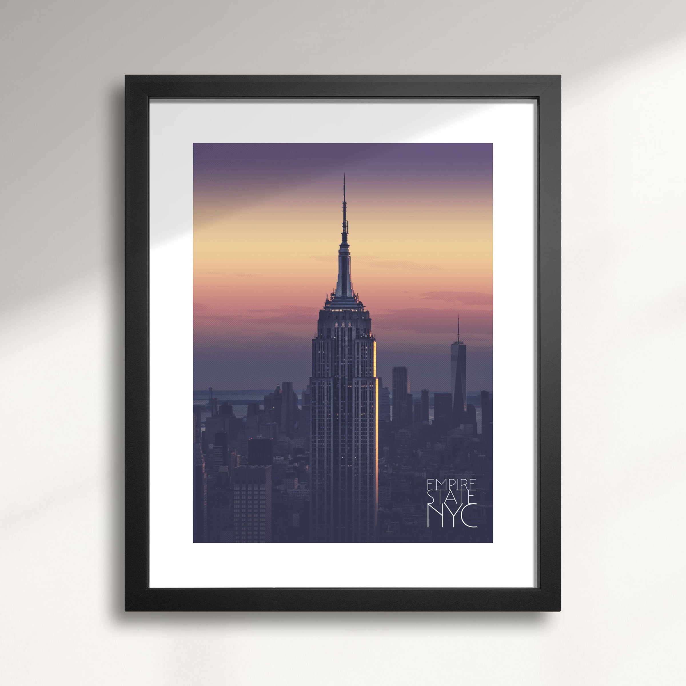 The Iconic Empire State Building Art Print by ManMade Art – ManMade Art ...