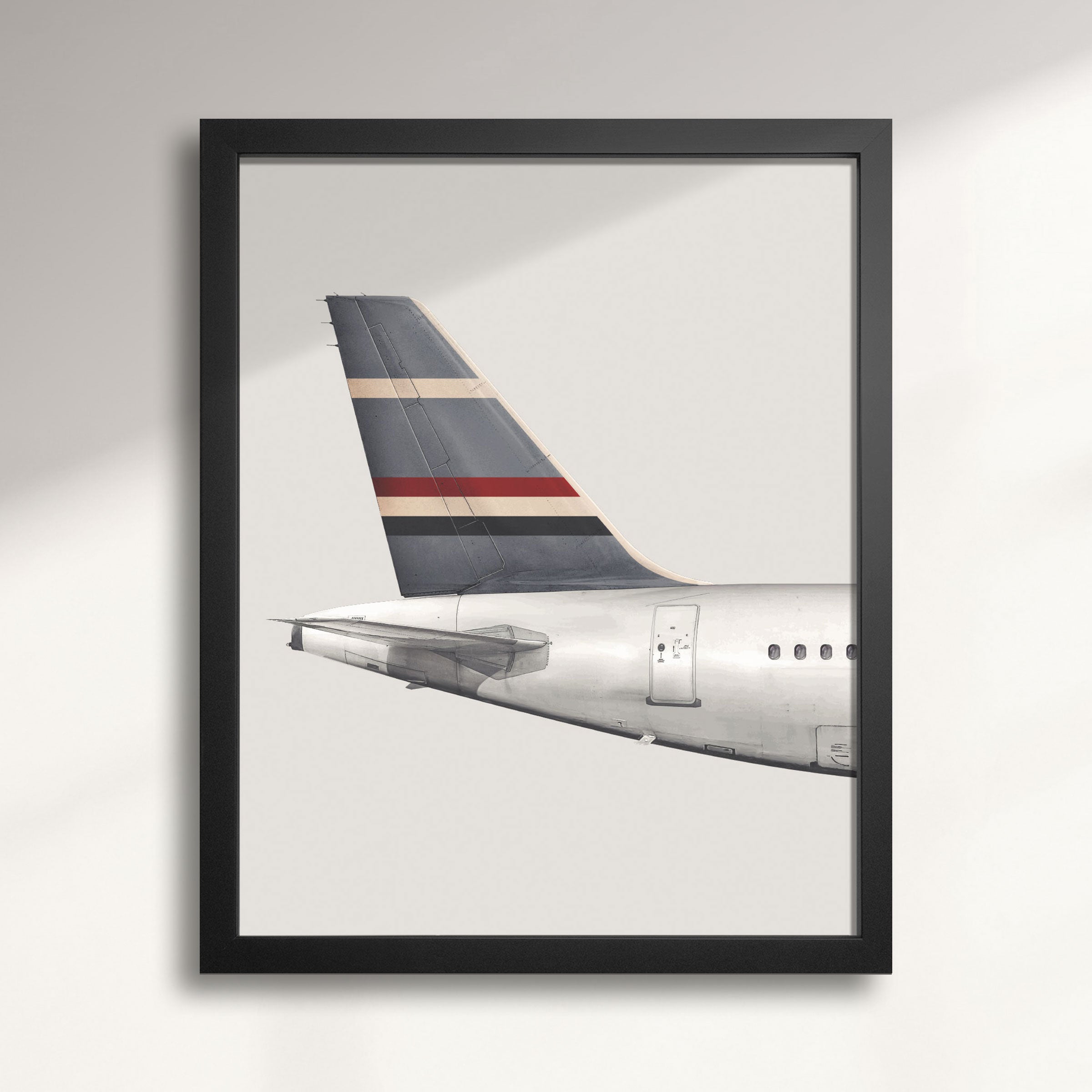 Art Print: Roots Air Airbus A320 Tail Livery by ManMade Art – ManMade ...