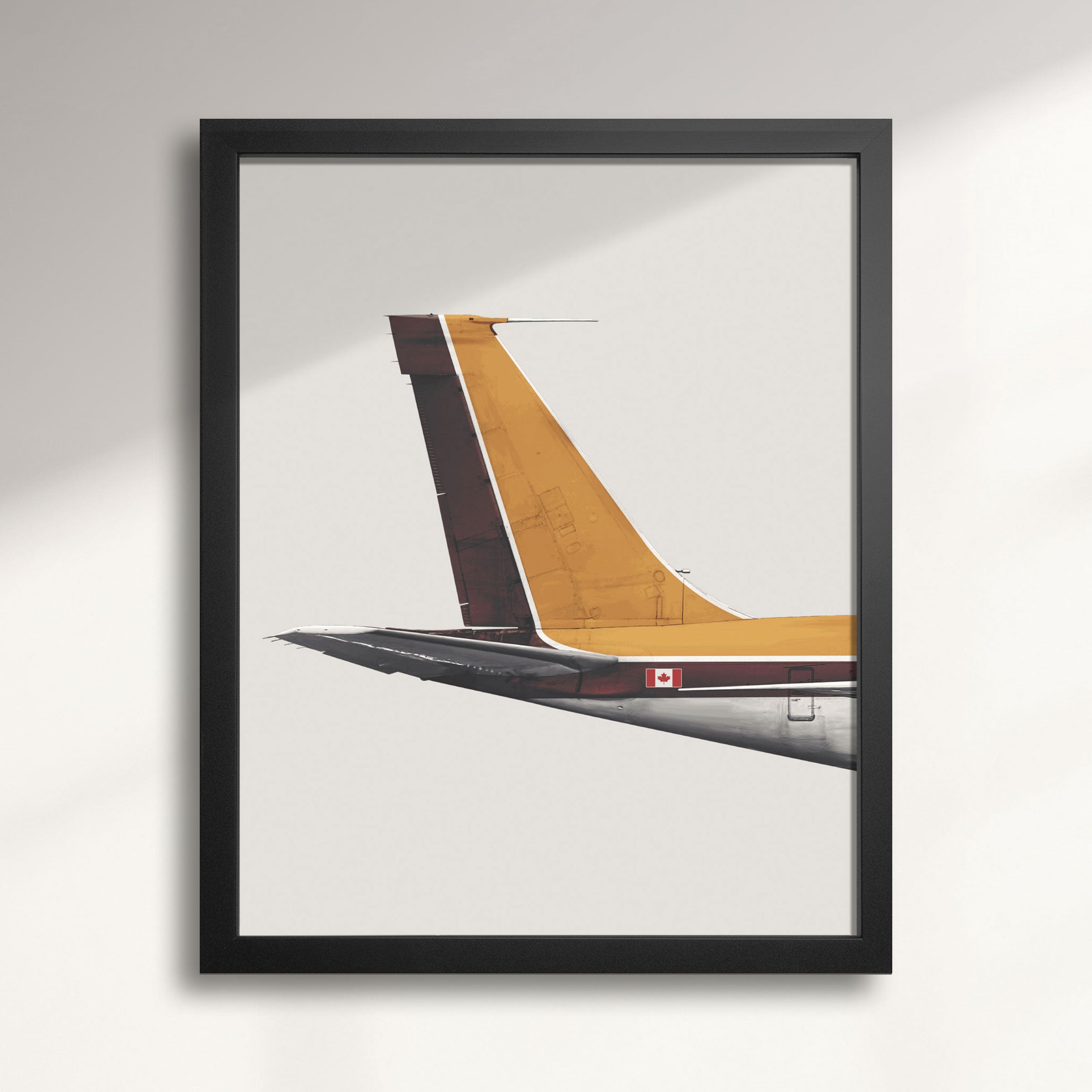 Art Print: Transair Boeing 707 Tail Livery by ManMade Art – ManMade Art ...
