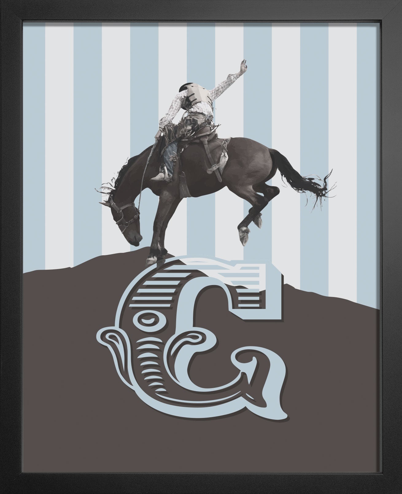 Art Print: Vintage Calgary Stampede by ManMade Art – ManMade Art Inc.