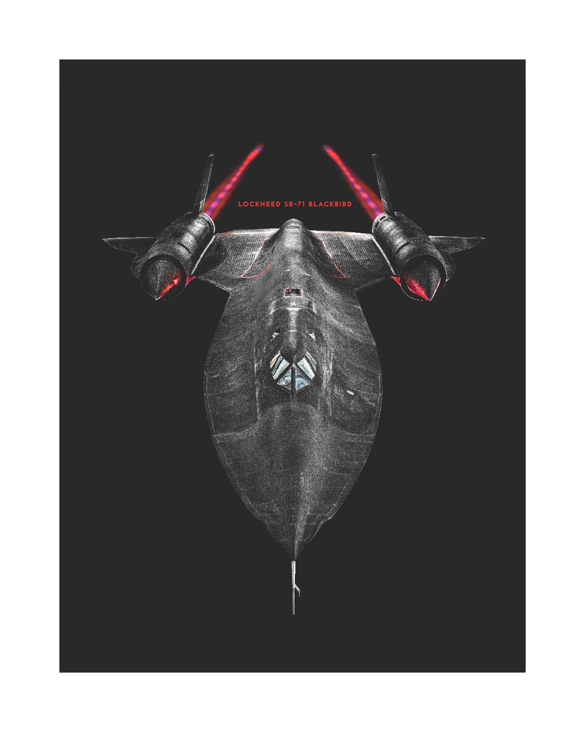 Art Print: Lockheed SR-71 Blackbird by ManMade Art – ManMade Art Inc.