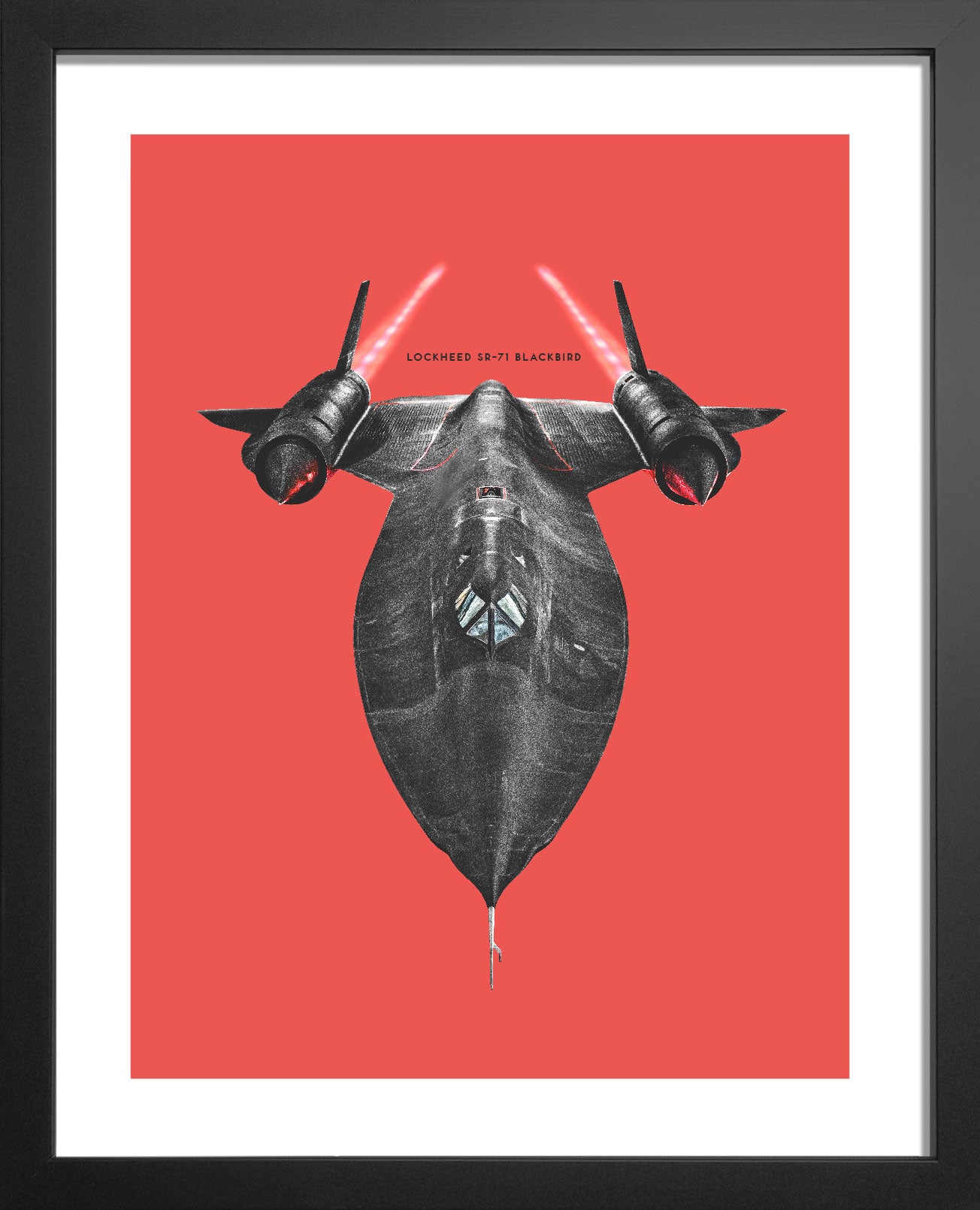 Art Print: Lockheed SR-71 Blackbird by ManMade Art – ManMade Art Inc.